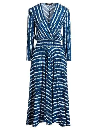 Maje Midi Circle Dress - Blue