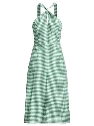 120% Lino Maxi Dress - Green
