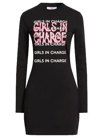 CHIARA FERRAGNI Mini T-shirt Dress - Black