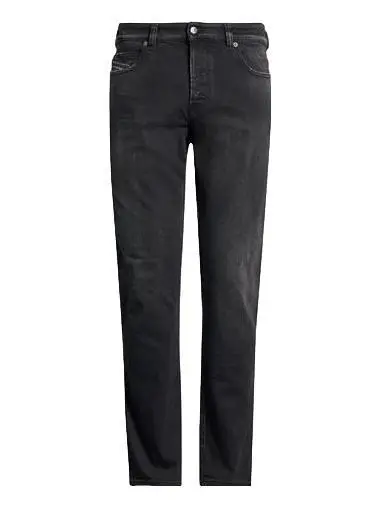 DIESEL® Cotton-elastane Straight-leg Jeans - Black