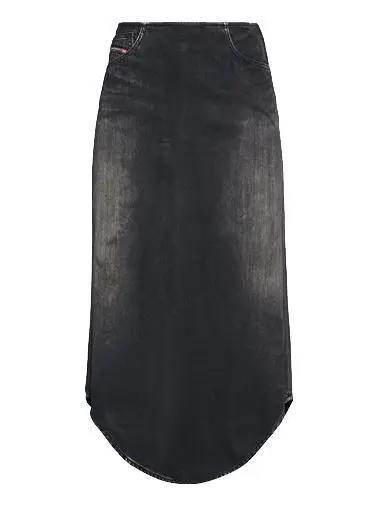 DIESEL® Asymmetric Denim Skirt - Black