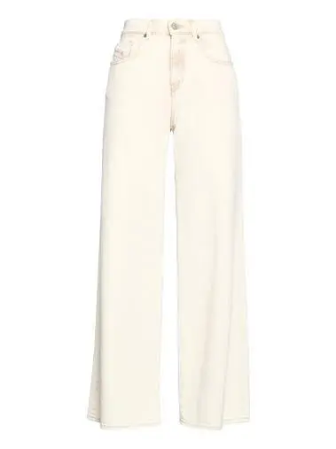 DIESEL® Wide-leg Denim Jeans - White