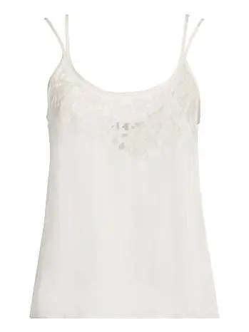TWINSET Viscose Satin Camisole - White