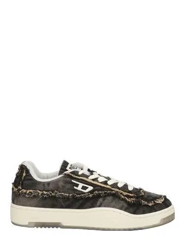 DIESEL® Low-top Denim Sneakers - Black