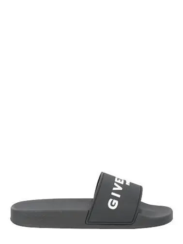 Givenchy Sandals In Rubber - Black
