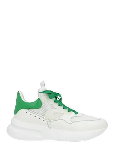 Alexander McQueen Leather And Textile Sneakers - White
