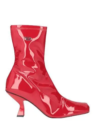 DIESEL® Ankle Boots In Synthetic Material - Red