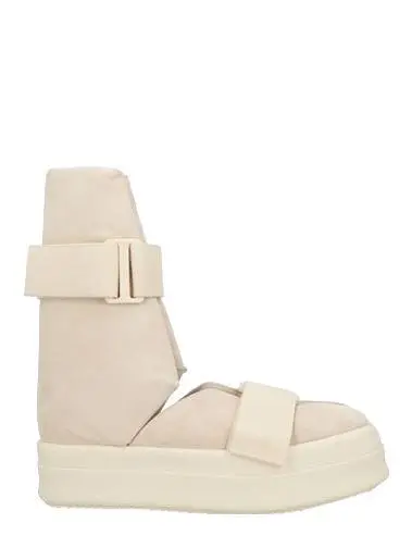 Rick Owens Leather Boots - White
