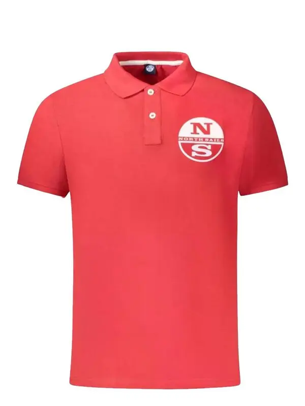 NORTH SAILS Embroidered-logo Pique Polo Shirt - Red
