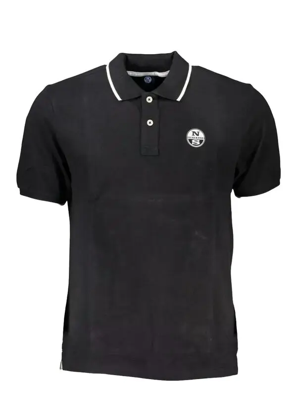 NORTH SAILS Cotton Polo Shirt - Black