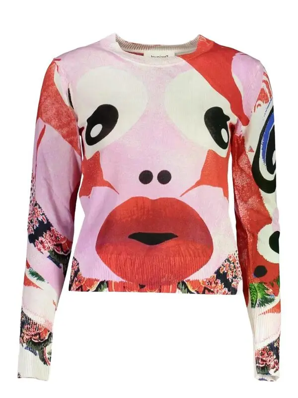 Desigual Abstract-pattern Sweater - Neutrals