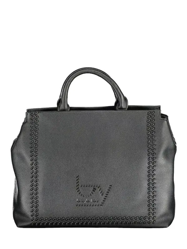 Byblos Stud-embellished Tote Bag With Logo Detail - Black