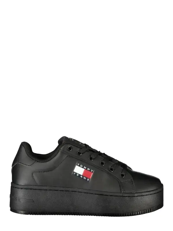 Tommy Hilfiger Logo Detail Sneakers - Black