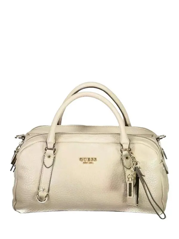 Guess Mini Marcha Pebbled Tote Bag - Neutrals