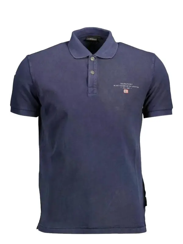 NAPAPIJRI Chest-logo Polo Shirt - Blue