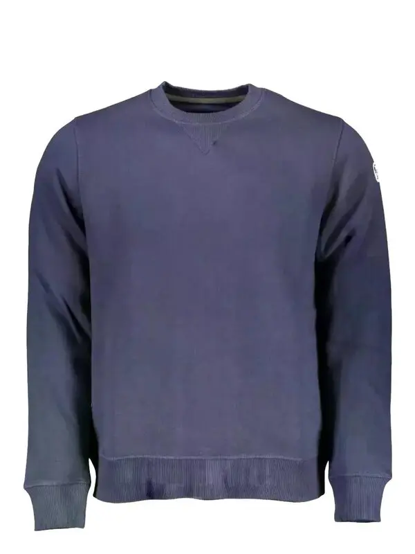 NORTH SAILS Logo-patch Crew-neck Sweatshirt - Blue