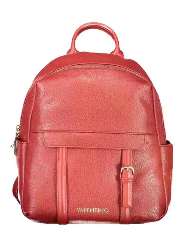 MARIO VALENTINO Buckle-detail Backpack - Red