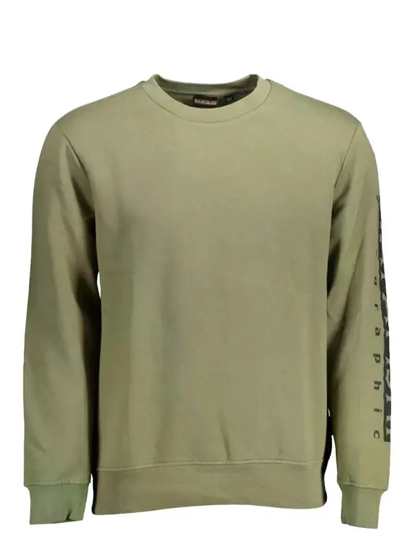NAPAPIJRI Graphic-print Relaxed Fit Sweater - Green