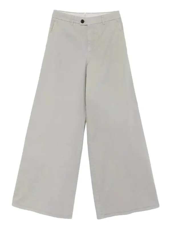 BERWICH Nina Wide-leg Trousers - Grey