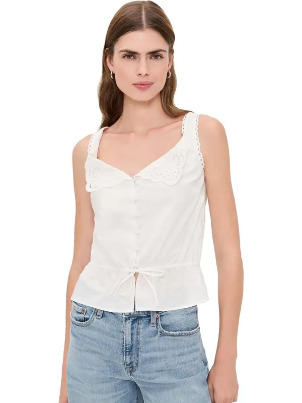 Joe's Jeans The Margot Sleeveless Top - White