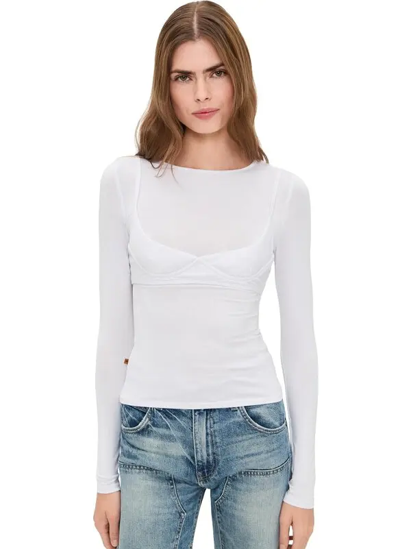 Miaou Cara Top - White