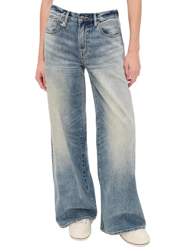 R13 D'arcy Flare Jeans - Rivington Blue