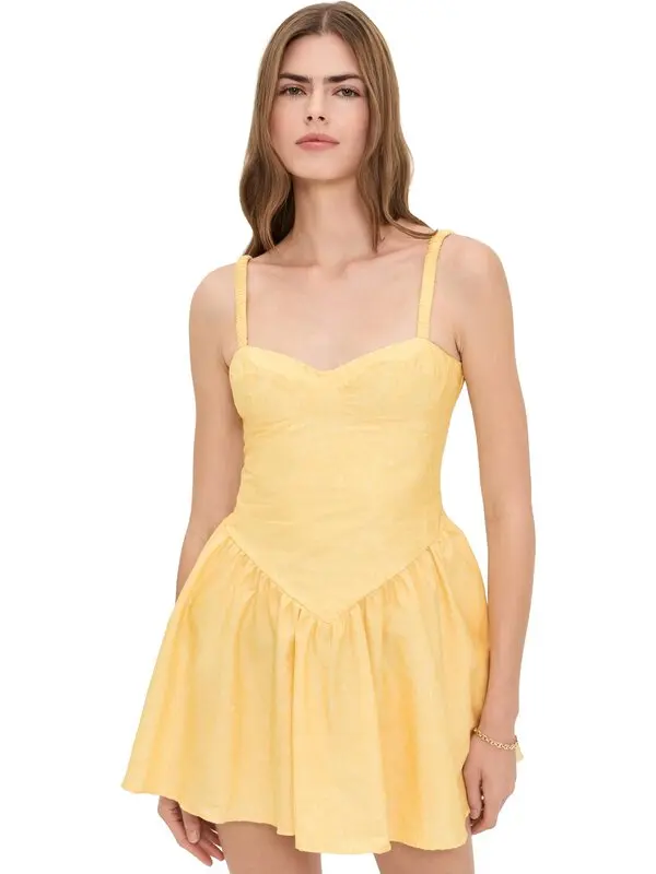 Peixoto Flynn Mini Dress - Bandana Dandy Yellow