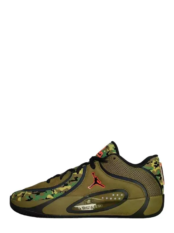 JORDAN Tatum 4 Camouflage Logo Sneakers - Green