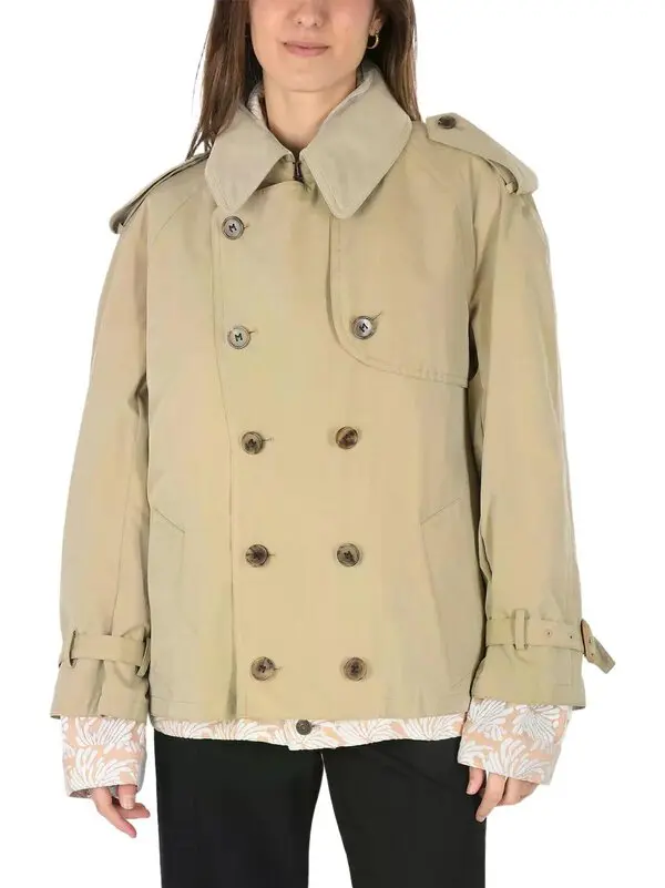 MAISON MARGIELA Double-breasted Jacket - Neutrals