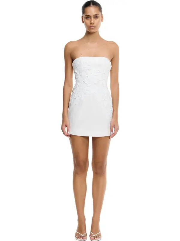 Significant Other Idette Strapless Mini Dress - Ivory