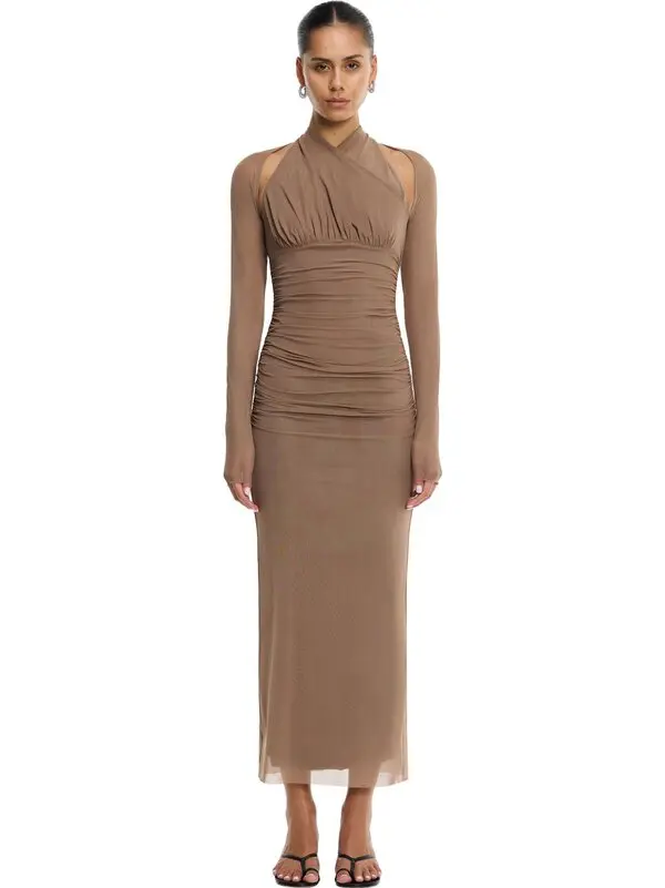 Significant Other Trinity Ankle-length Dress - Taupe
