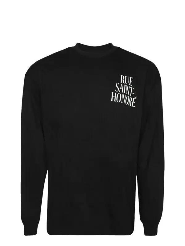 1989 STUDIO Rue Saint-honoré Long-sleeve Sweatshirt - Black