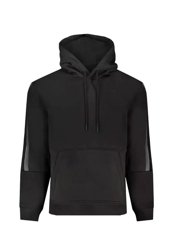 Calvin Klein Contrast-panel Hoodie - Black
