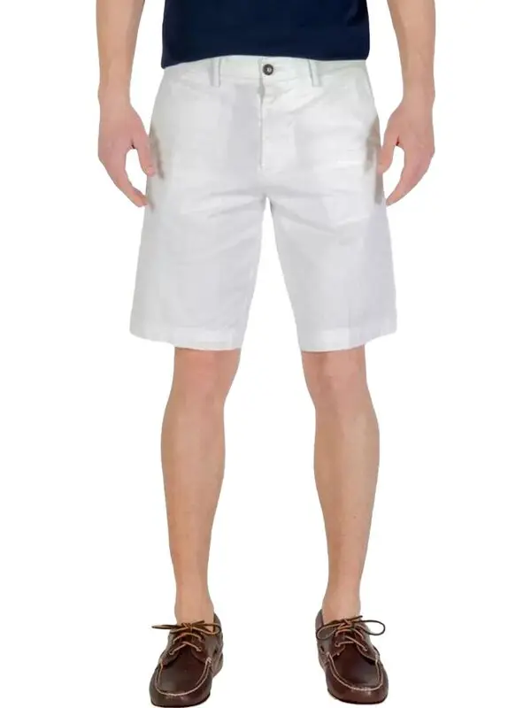 BJORN BORG Straight-leg Bermuda Shorts - White