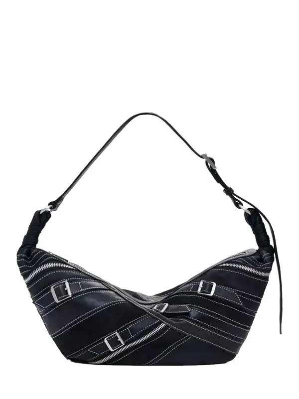Desigual Buckle-detail Shoulder Bag - Black