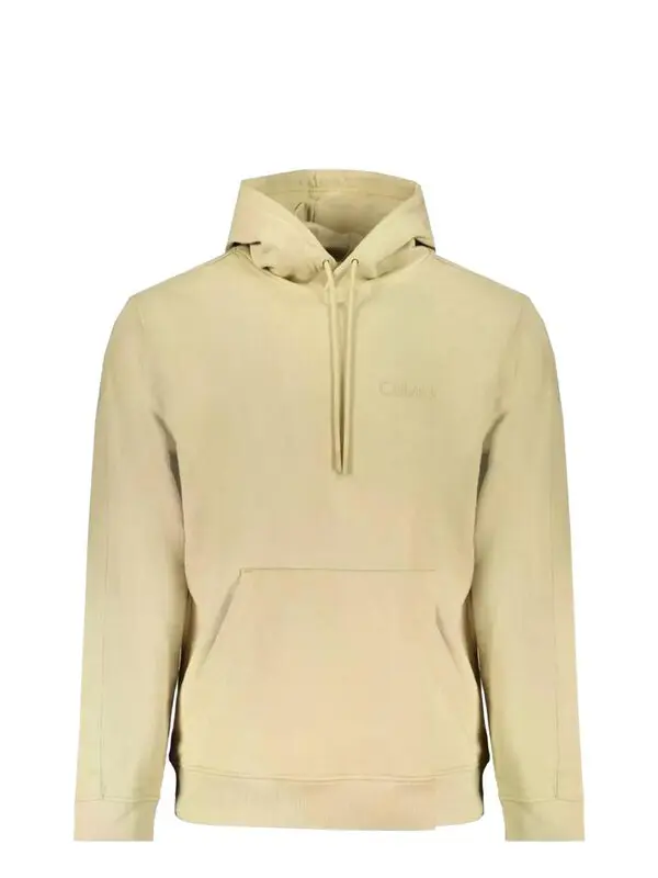 Calvin Klein Logo-embroidered Hoodie - Neutrals