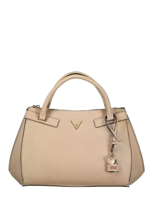 Guess Logo-plaque Tote - Neutrals
