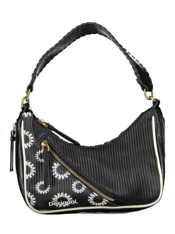 Desigual Logo-detail Shoulder Bag - Black