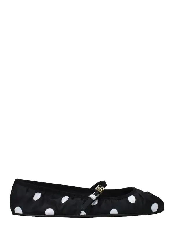 Dolce & Gabbana Polka-dot Ballet Flats - Black