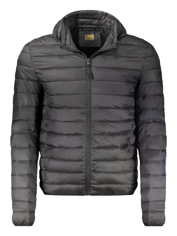 Roberto Cavalli Padded Hooded Jacket - Black