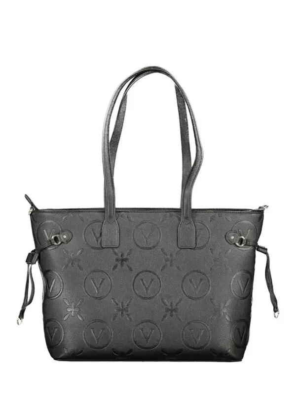 MARIO VALENTINO Embossed-logo Tote Bag - Black