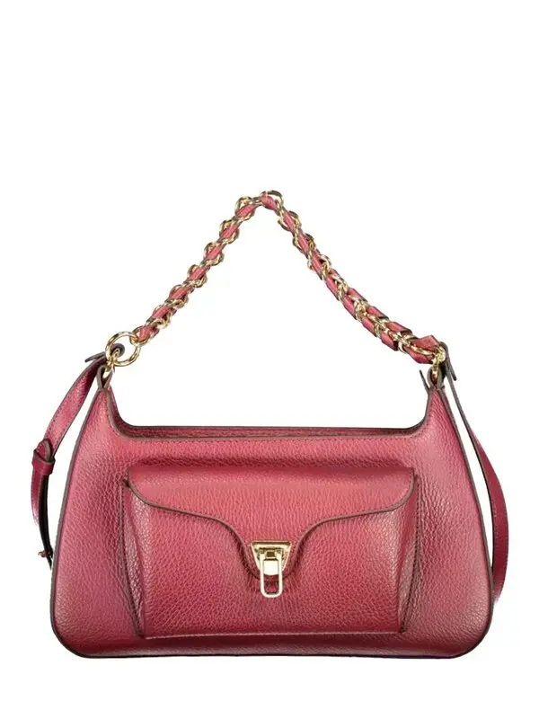 COCCINELLE Turn-lock Shoulder Bag - Red