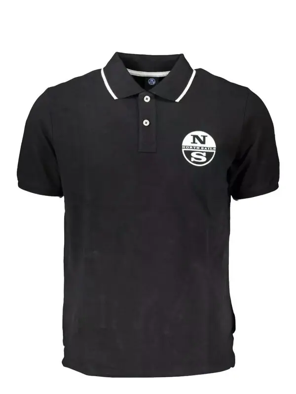 NORTH SAILS Cotton Polo Shirt - Black