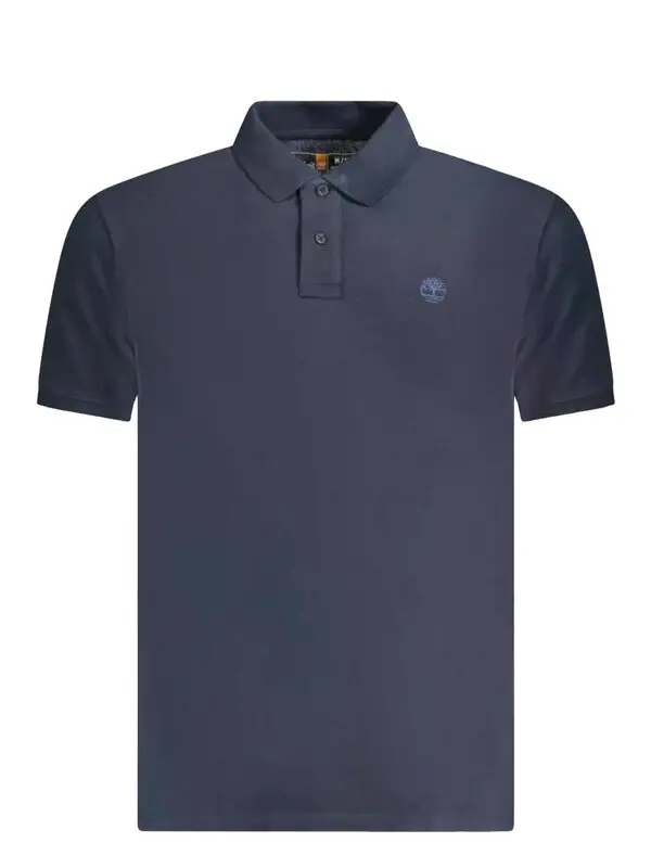Timberland Embroidered-logo Polo Shirt - Blue