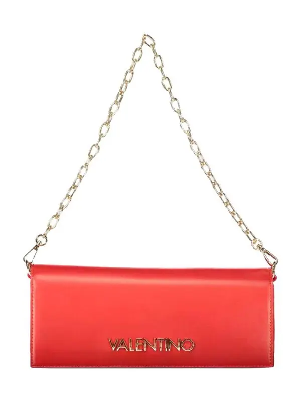 MARIO VALENTINO Divina Logo-appliqué Shoulder Bag - Red
