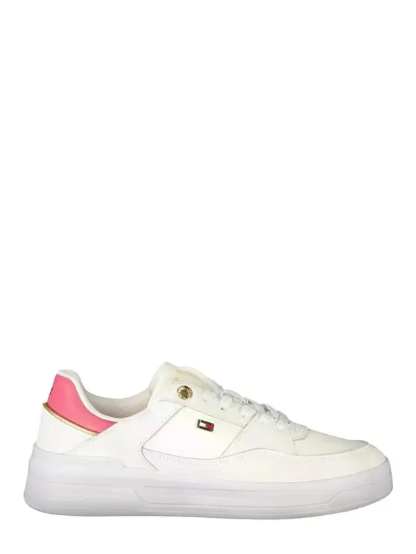 Tommy Hilfiger Panelled Logo Sneakers - White