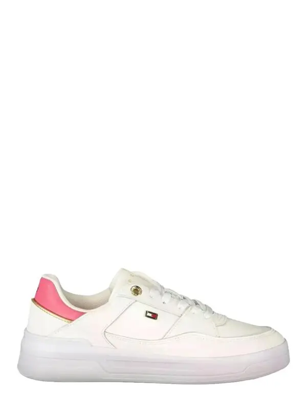 Tommy Hilfiger Panelled Logo Sneakers - White