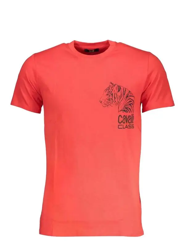 Roberto Cavalli Tiger-print T-shirt - Red