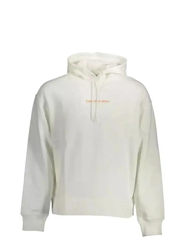 Calvin Klein Graphic-print Cotton Hoodie - White