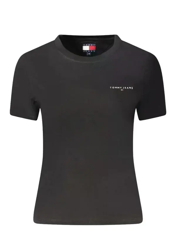 Tommy Hilfiger Logo-print Cotton T-shirt - Black